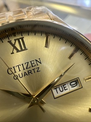Citizen Quartz Men’s Watch Gold Tone 50 M 2500-R12789 RC(High Class Men ...
