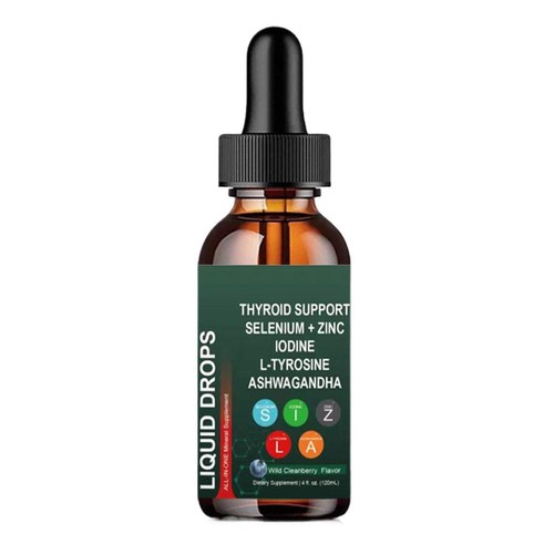Thyroid Support Drops ,selenium+Zinc Iodine LTyrosine Improv Fatigue,M etab A7N1 | eBay