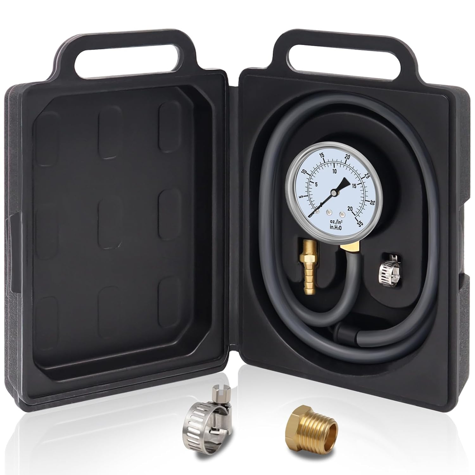 Manometer Gas Pressure Tester, Natural Gas or LP Gas Manifold Pressure ...