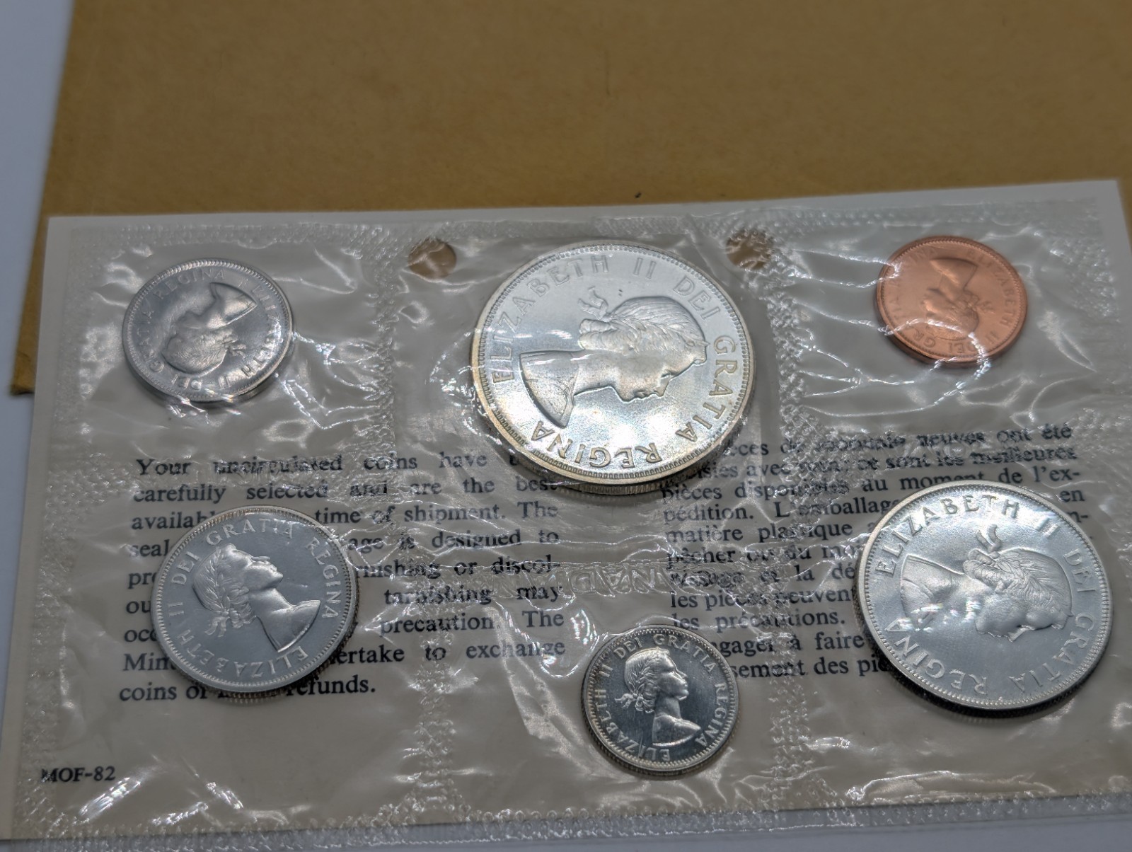 1964 Canada PL Set - 0.8 Silver coins - Original Envelope | eBay