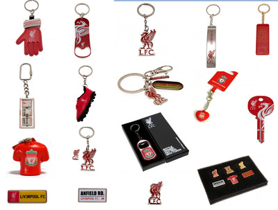 Liverpool FC Keyring Badge Bag Charm Door Key Bottle Opener Torch ...