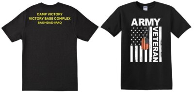 CAMP VICTORY-BASE COMPLEX*IRAQ*TAG*2-SIDED SHIRT*VINYL*OFFICIALLY ...