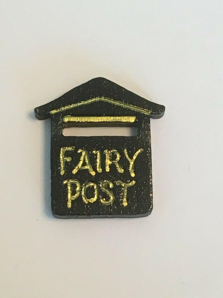 Wooden Fairy Post Postbox - Fairy Door Accessory - Fairy Garden | eBay UK