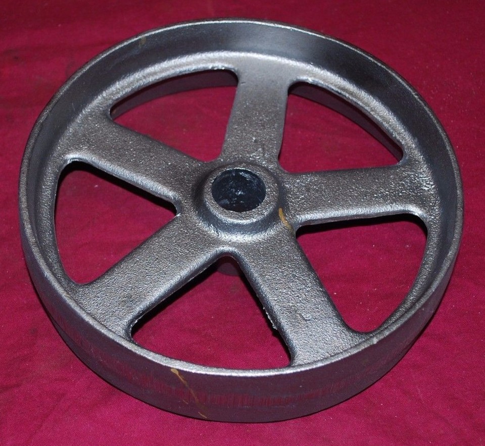 9 Inch Hit & Miss Witte Gas Engine Flywheel Engine Cart Wheel Cast Iron ...
