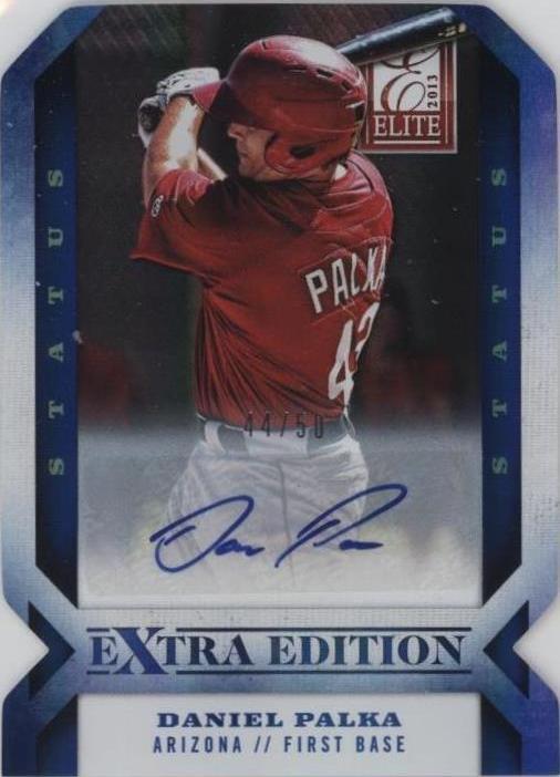 2013 Panini Elite Extra Edition - Daniel Palka #30 Status Blue Die-Cut ...