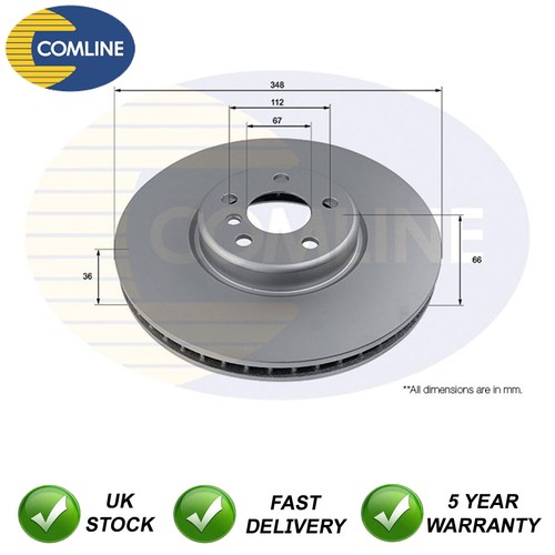 Brake Disc Front Rear Right Comline Fits BMW 5 Series 7 X3 3 X4 4 ...