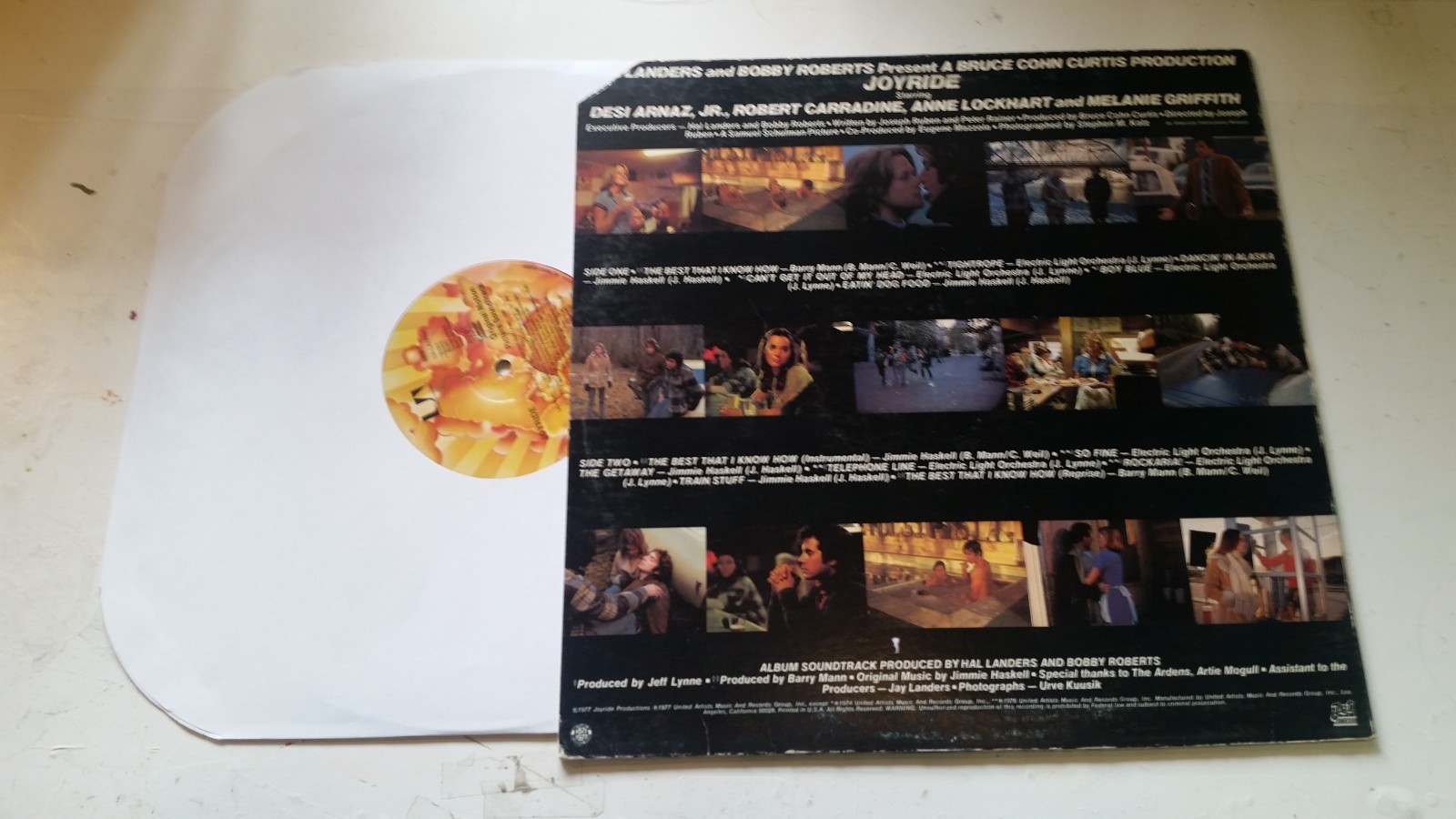 1977 Joyride Soundtrack ELO Barry Mann original Vinyl jeff lynne OST ...