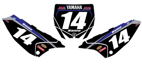 Decals for YAMAHA YZ 65 YZ65 2018-2022 Number Plate Graphics | eBay