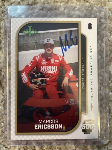 2024 Parkside Indycar Autograph Marcus Ericsson Signed Auto | eBay