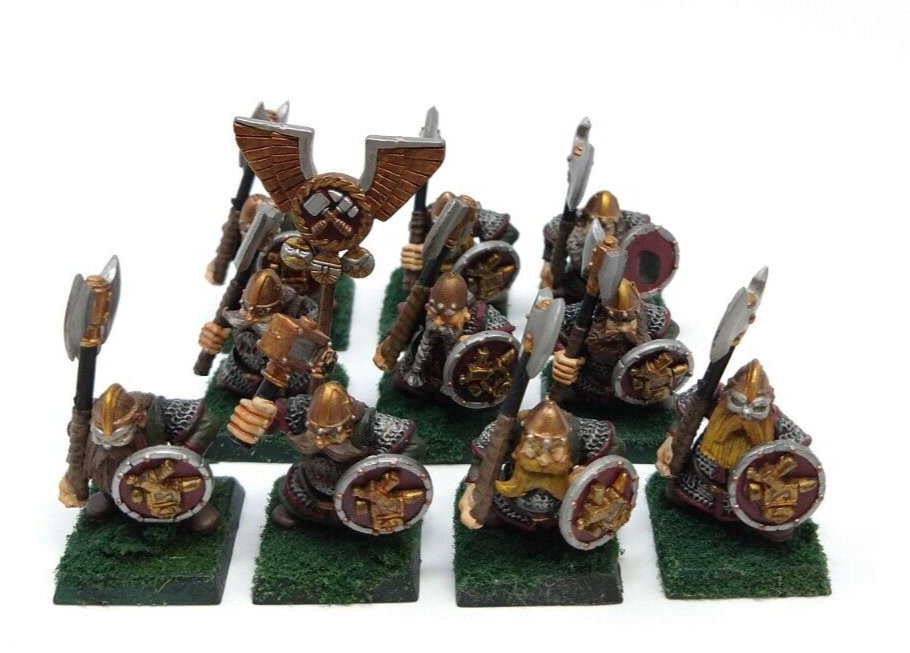 Warhammer Fantasy Dwarf Battalion - 33x Warriors, 16x Thunderers ...