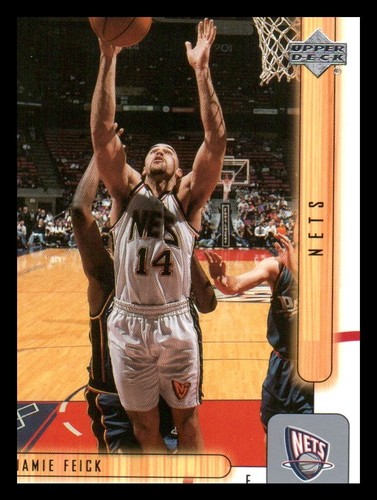2001-02 Upper Deck New Jersey Nets NBA Basketball Card #107 Jamie Feick ...