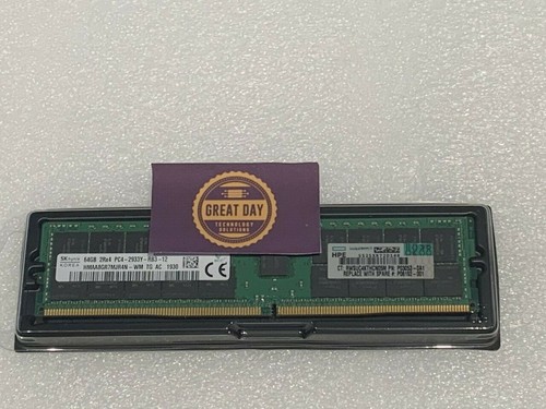 P00930-B21 HPE 64GB DUAL RANK x4 DDR4-2933 REG SMART MEMORY KIT P06192 ...
