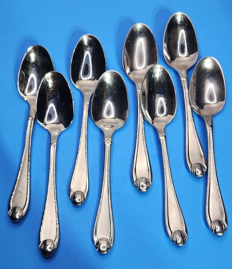 Oneida SATIN GARNET Oval Place Soup Spoons Set of 8 | eBay