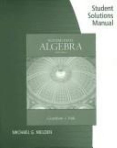 S. S. M. Intermediate Algebra by Michael G. Welden (2007, Perfect) for ...