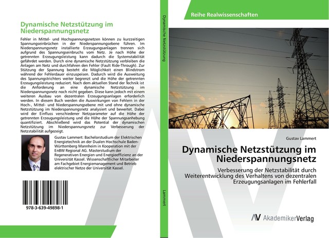 Dynamische Netzstützung im Niederspannungsnetz von Gustav Lammert (2014, Taschenbuch) online ...