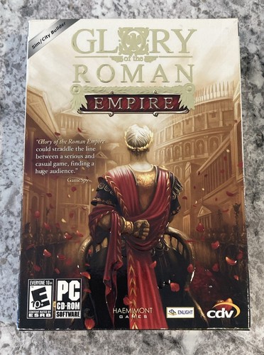Glory of the Roman Empire PC CD-ROM Software E10+ Everyone Haemimont Games New 625904999993| eBay