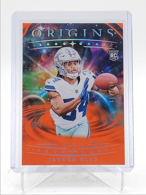 JAYDON BLUE 2025 ORIGINS ROOKIE FOOTBALL ORANGE COWBOYS RC /149 Q5462 ...
