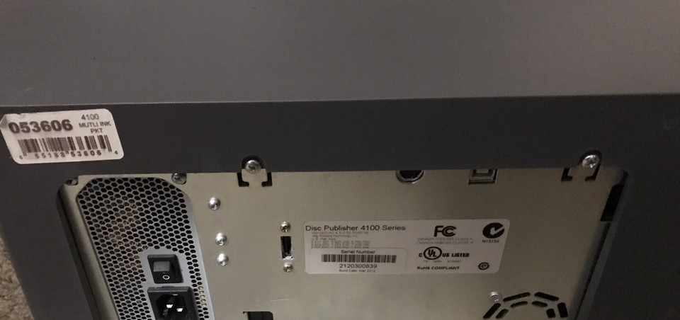 Primera Bravo 4051 Disc Publisher 4100 Series CD/DVD Burner With Power ...