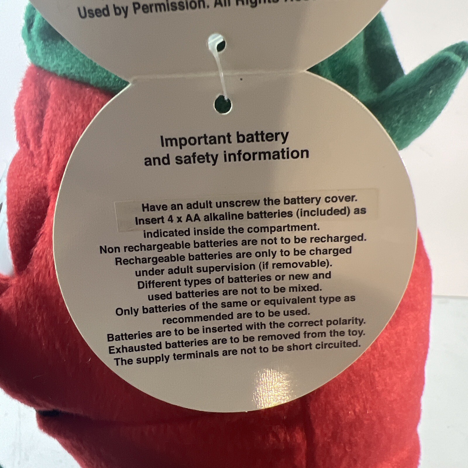 Kurt Adler 18" Animated Plush Singing Chilli Pepe Chile Pepper "Hot Hot ...