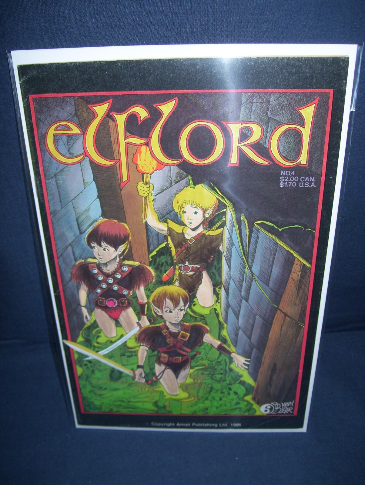 Elflord #4 Aircel Publishing 1986 with Bag and Board | eBay