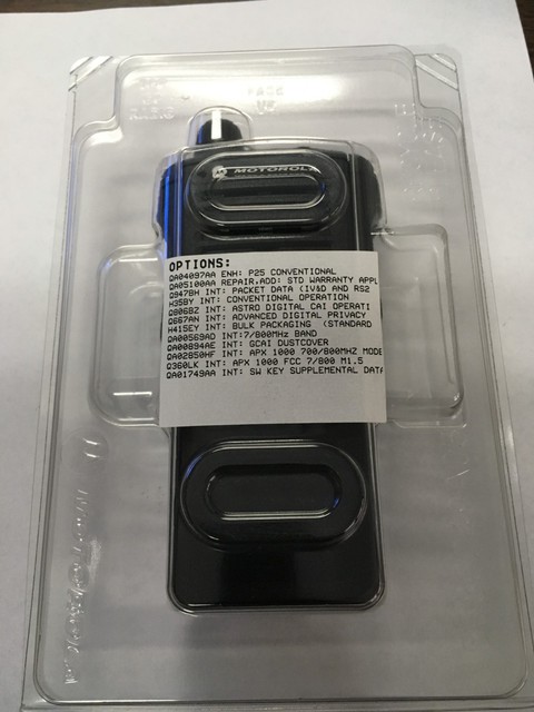 Motorola P25 APX 1000 800MHz Digital Handheld Radio for sale online | eBay
