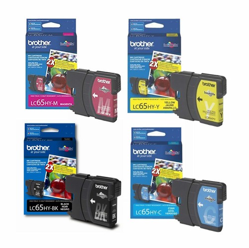 GENUINE Brother LC65 Ink Cartridge 4 Pack for MFC-5890CN MFC-6490CW | eBay