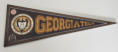 GEORGIA TECH UNIVERSITY 18" PAPER PENNANTS 25 TOTAL MANY USES | eBay