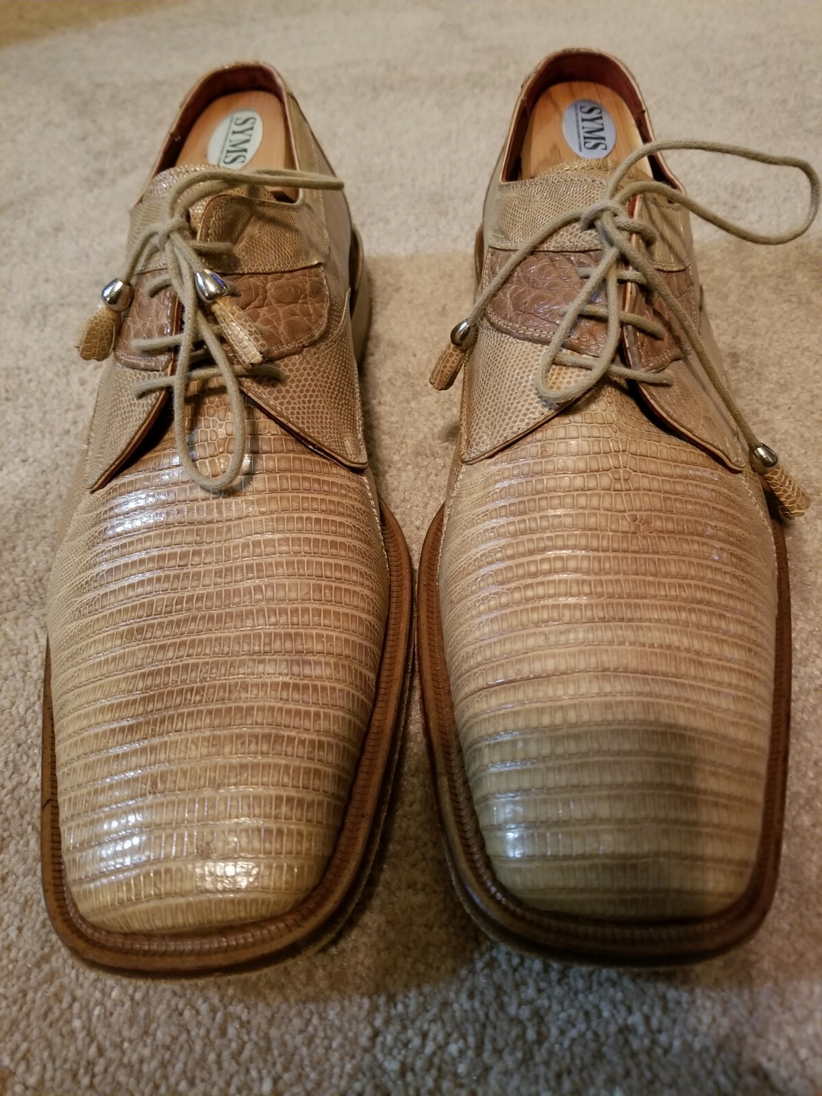 David Eden Genuine Lizard Shoes - Gem