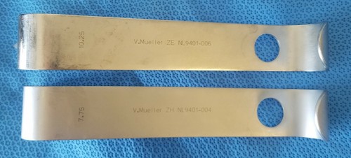 V. MUELLER Collis Taylor Retractors Lot Of 2 NL9401-004 (3") & NL9401 ...