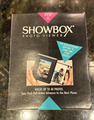 Showbox Photo Viewer 4"X6" Photos Holds Up To 40 Pictures Album Book ...