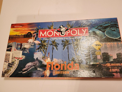 Florida Monopoly Game ,Miami beach,Flipper,Space Shuttle,down town ...