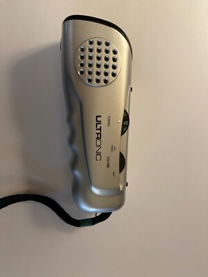 Ultronic Pocket AF/FM Radio With Light And Siren Blink USED | eBay