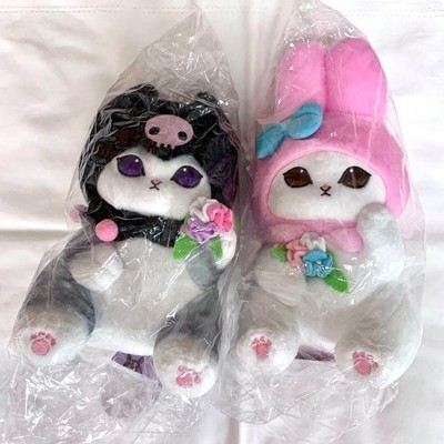 Mofusand x Sanrio with Kuromi My Melody Samenyan Shark Cat Stuffed ...