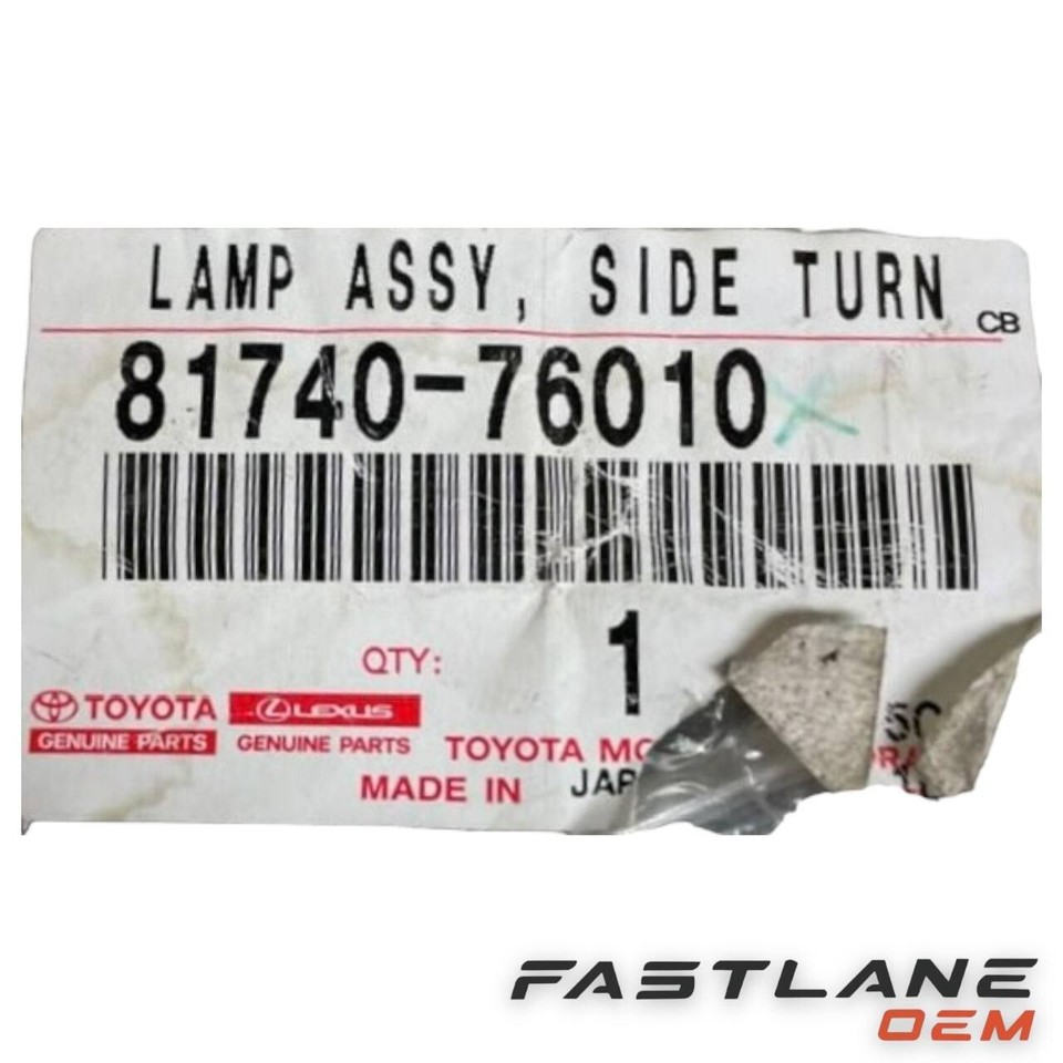 2011-2020 LEXUS ES/GS/CT LAMP ASSY, SIDE TURN, LH NEW OEM 81740-76010 ...