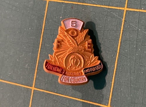 Fraternal Order Of Eagles F.O.E. Auxiliary 5 Year Pin | eBay