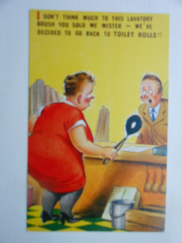 Vintage Saucy Seaside Comic Postcard BAMFORTH BLACK TRIANGLE NO 2316 ...