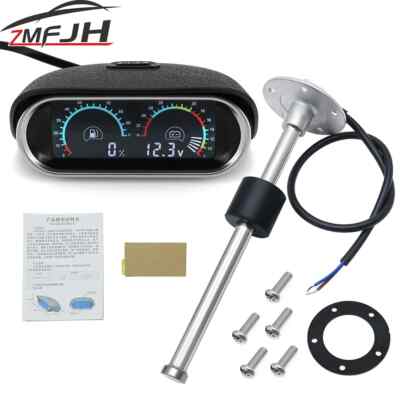 2 in 1 Fuel Level Gauge with Alarm Function 100~550MM Fuel Level Meter ...