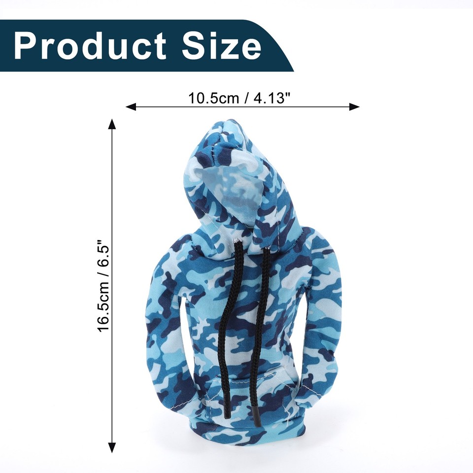 Universal Car SUV Truck Gear Shift Knob Cover Blue Polyester Camouflage ...