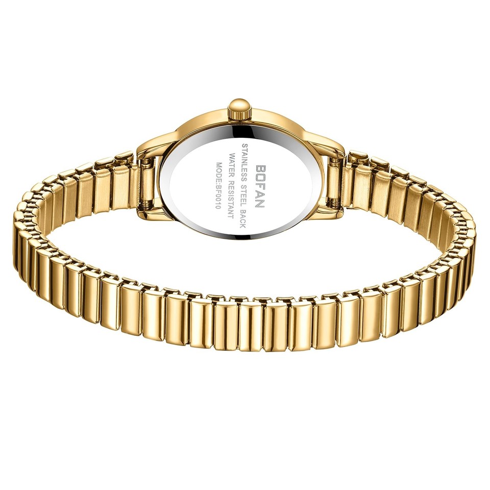Small Gold Watches for Women Easy Read Ladies Quartz Wrist Watch with ...