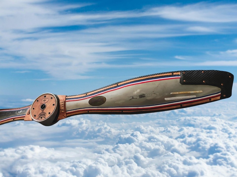 48" Metal Airplane Propeller Replica - Hand crafted Vintage Home Décor ...
