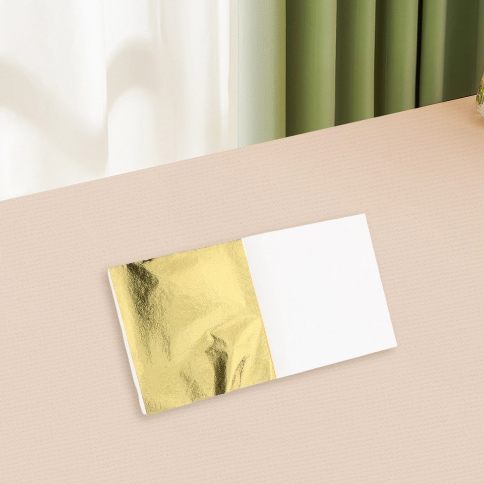 400 Pcs Leaf Sheets Copper Paper for Crafts Cake Decoration and Art ...