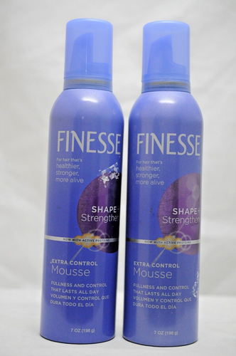 Finesse Shape + Strengthen Extra Control Mousse 2 Pk 7 oz Ea | eBay