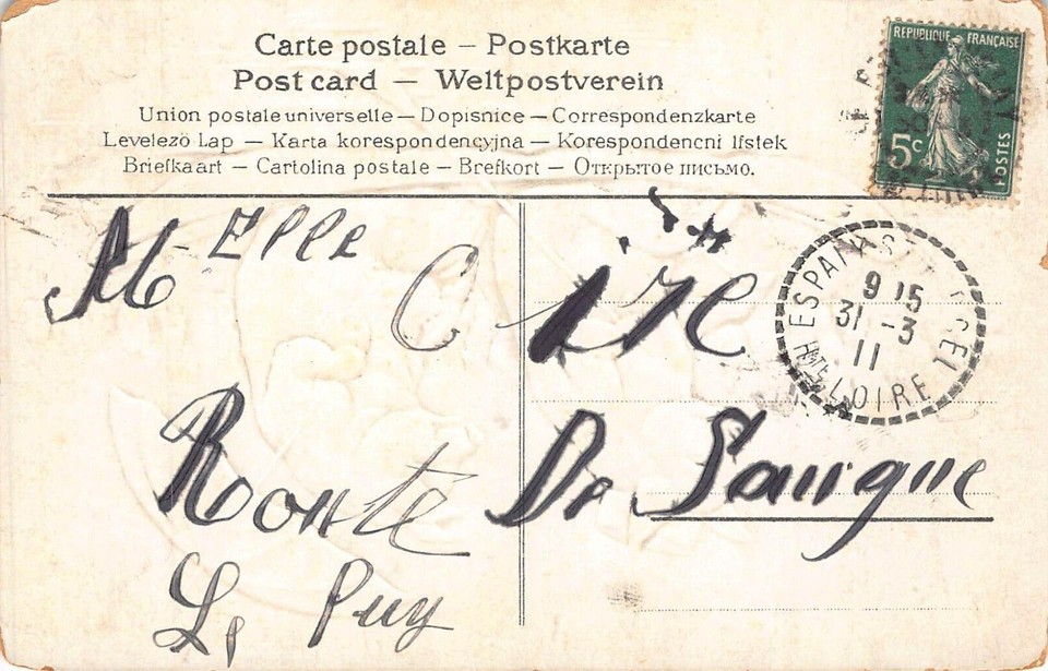 L348 April Fool's Day 1911 Humanized Pigs boat rowing comic vintage ...