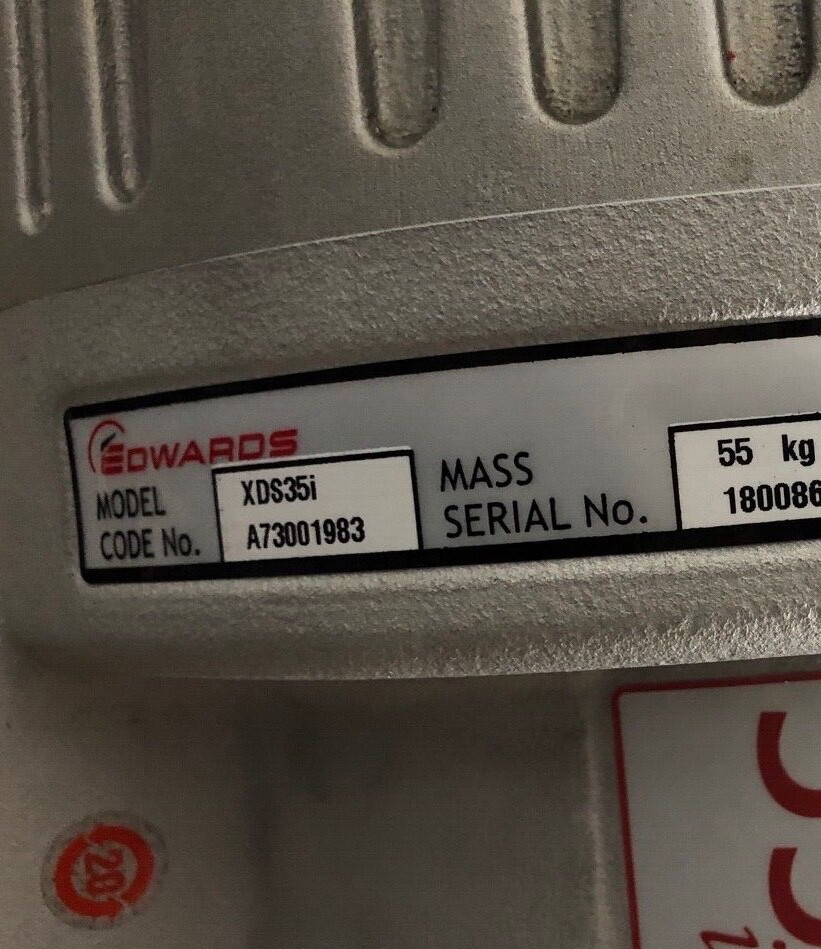 Edwards XDS35i Dry Scroll Pump A73001983 | eBay