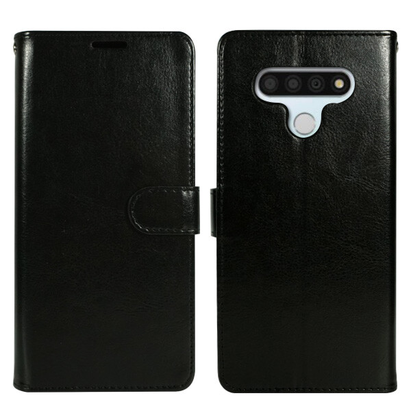 For LG Stylo 6 PU Leather Design Wallet Phone Case Cover Flip Stand ...