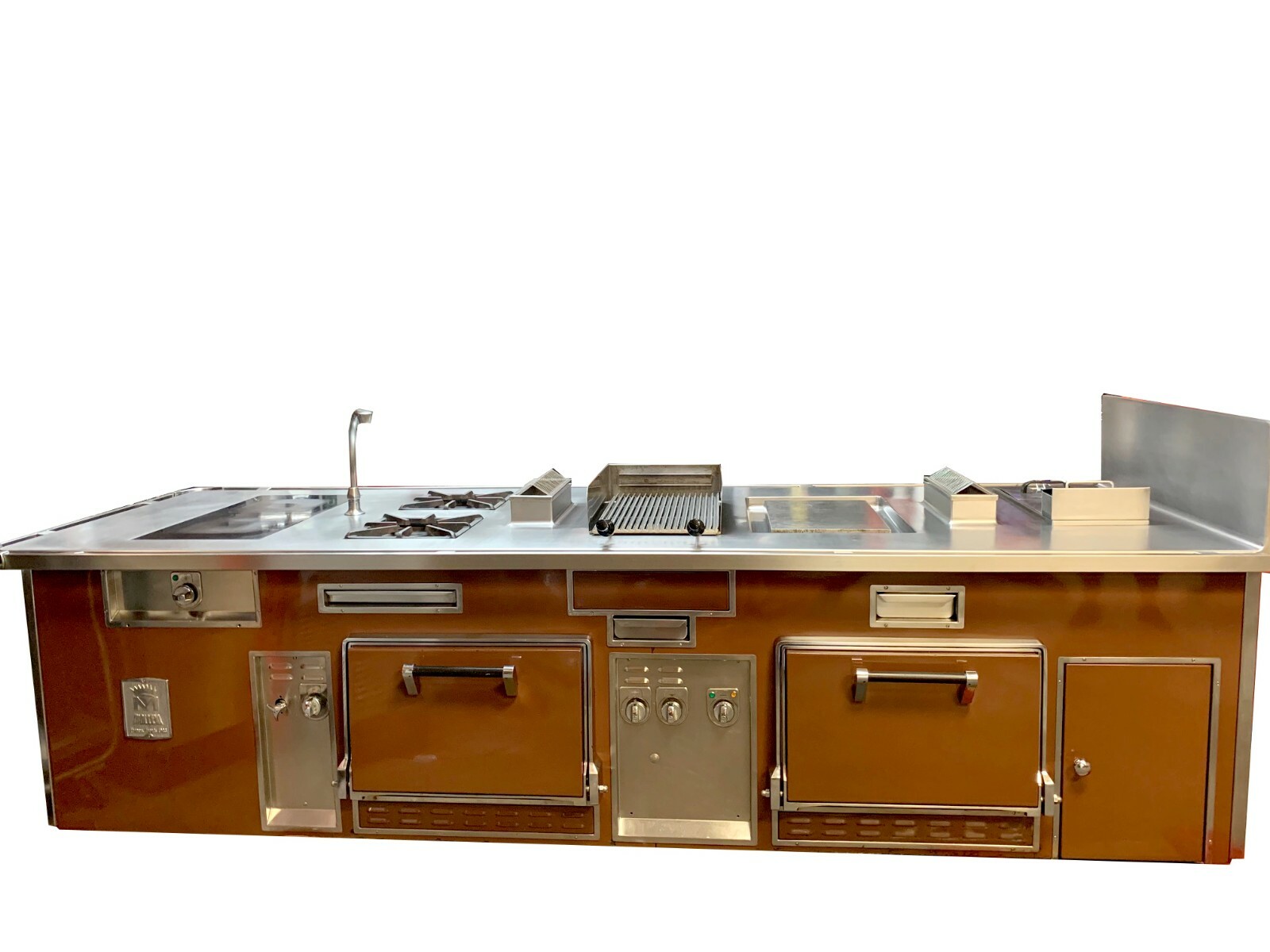 Molteni Custom Island Cooking Suite / Stove. Handmade in France. (La ...