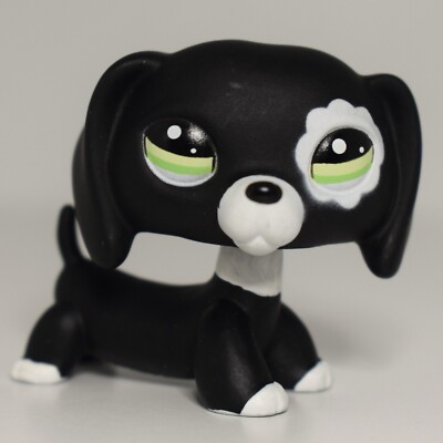 littlest pet shop / lps custom # 2249 shorthair repaint on dachshund ...
