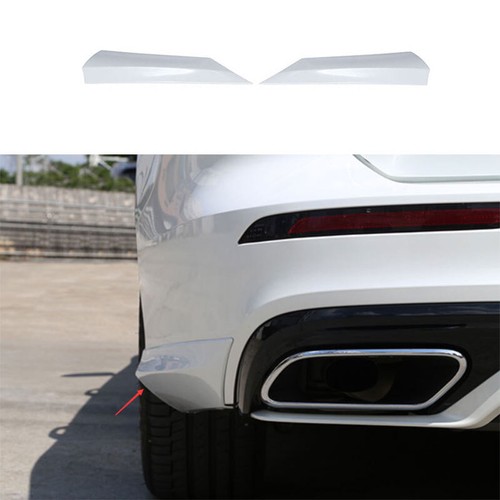 Fit For Volvo V60 2020-2023 Painted White Rear Bumper Lip Chin Spoiler ...