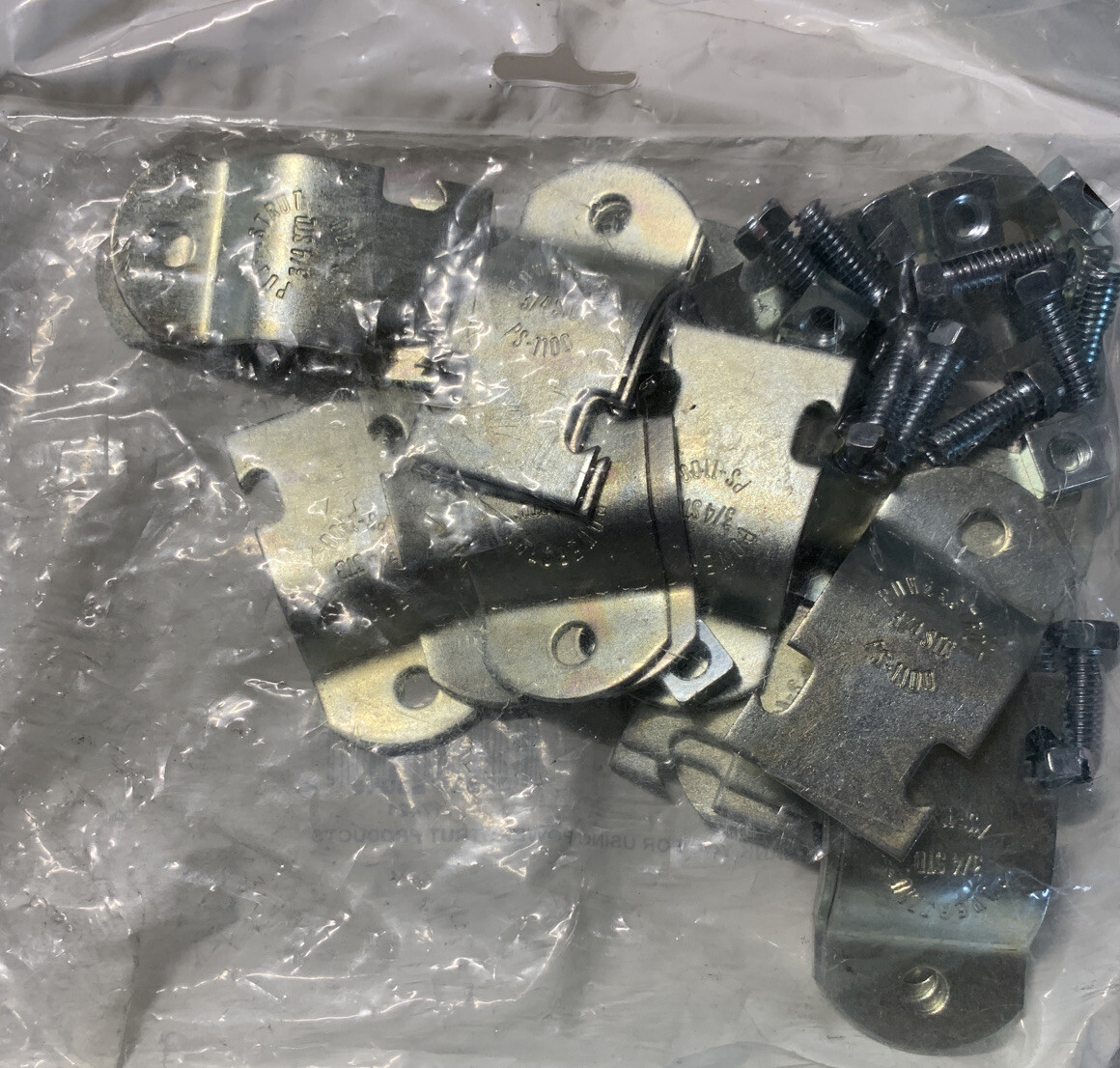 Power-Strut PS 1100 3/4” EG Pipe Clamps for GRC And IMC Finish Bag Of ...