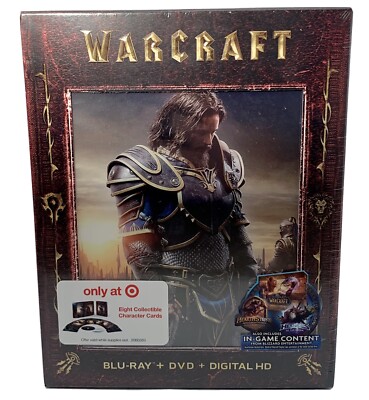 Warcraft (Blu-ray/DVD, 2016, 2-Disc Set, Includes Digital Copy ...